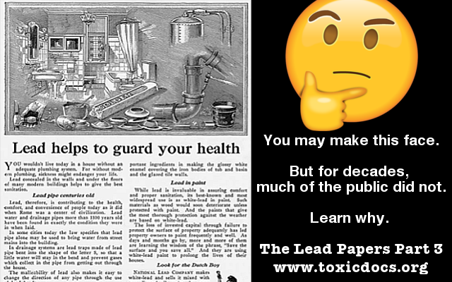 The Lead Papers Part Three